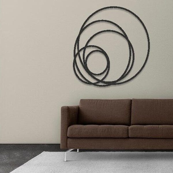 Circles Wall Decor - Etsy