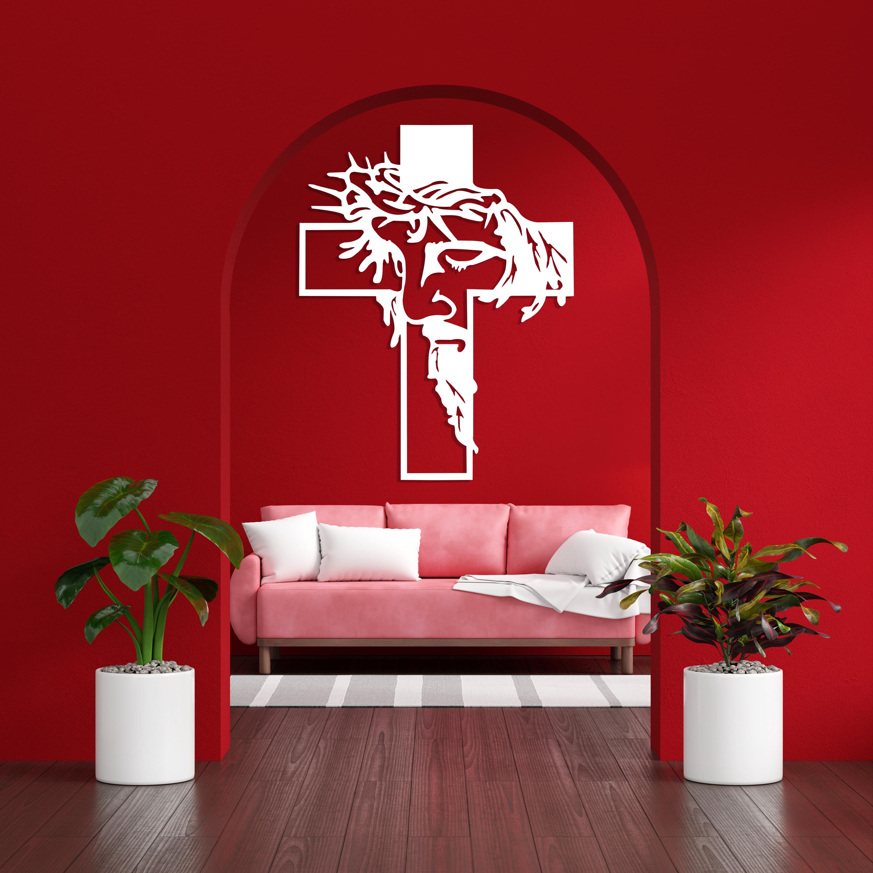 Jesus Line Art Metal Wall Decor: Christian Gift, Religious Hanging - Etsy