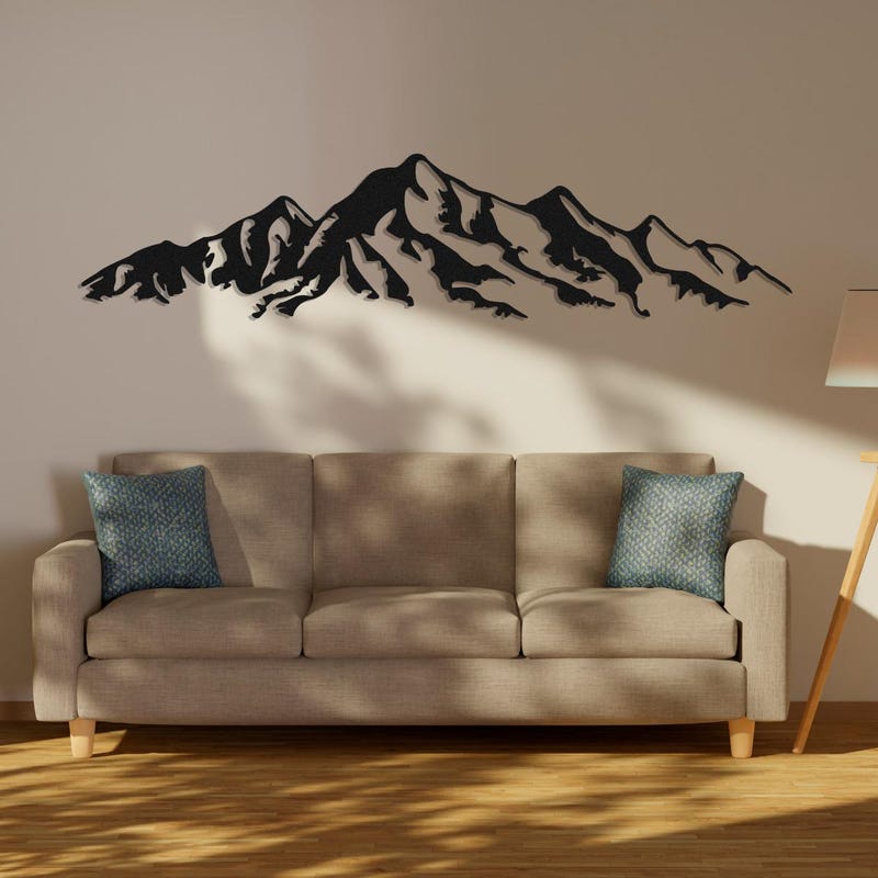 Mountain Wall Decor - Etsy
