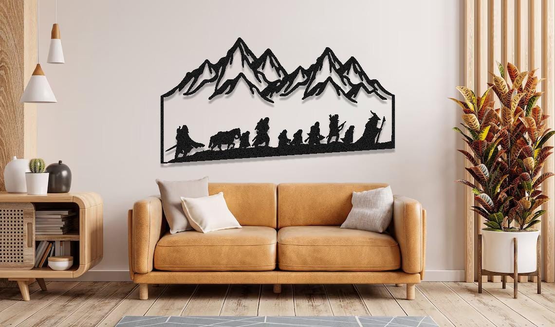 Lord of the Rings Metal Wall Decor, the Hobbit Wall Hangings, LOTR Wall ...