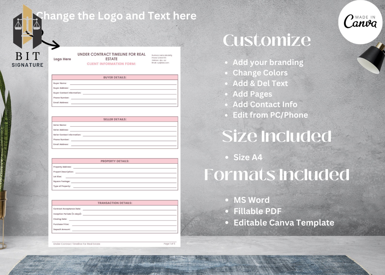 Under Contract Timeline, Transaction Coordinator, Textable Under ...