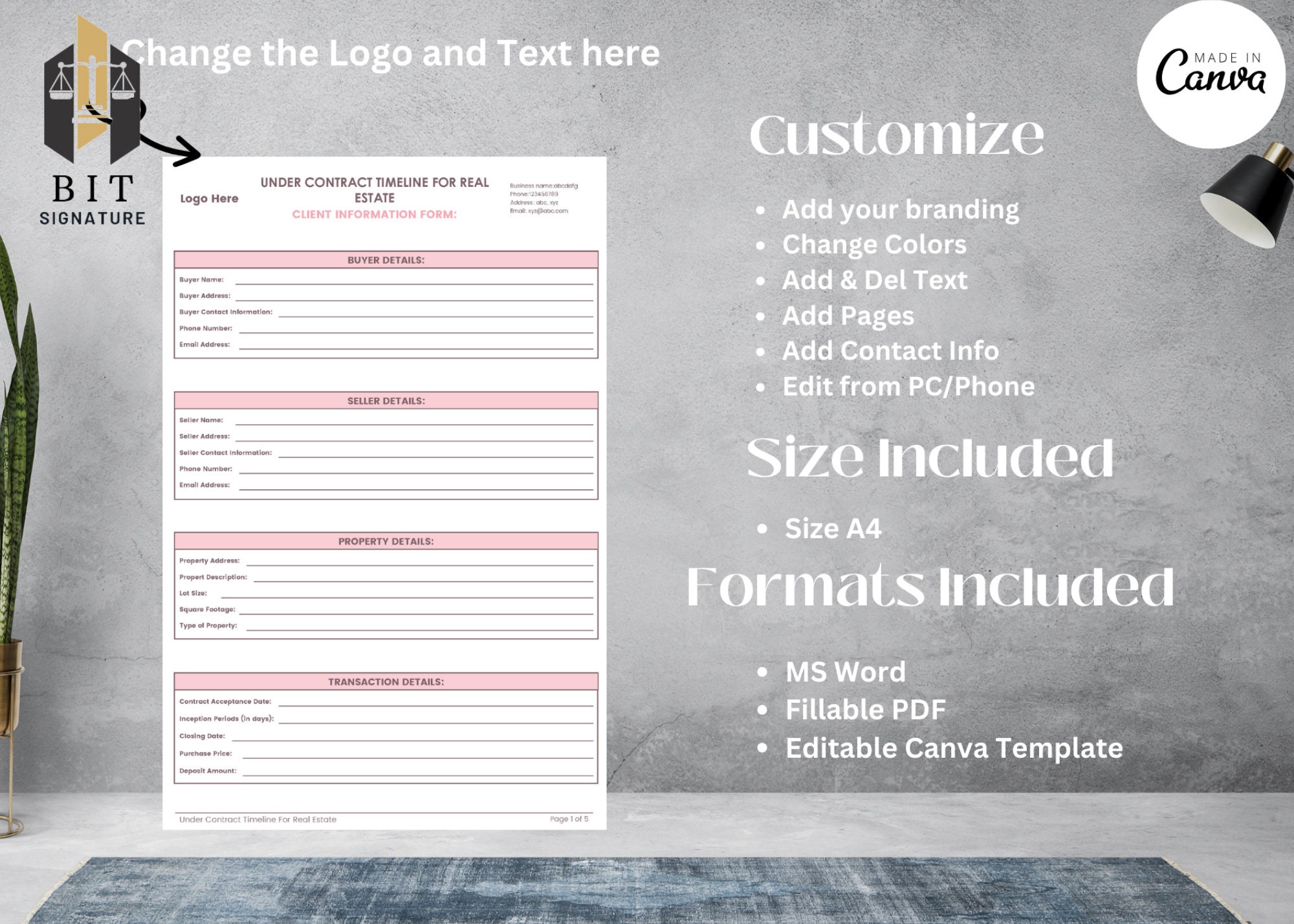 Under Contract Timeline, Transaction Coordinator, Textable Under ...