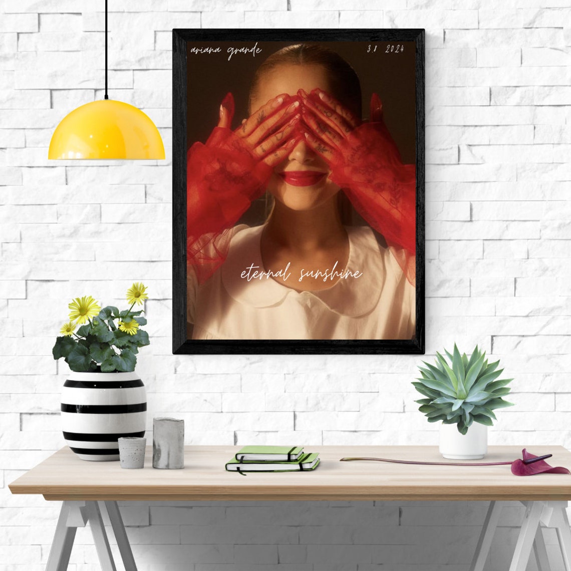 Ariana Grande Eternal Sunshine Art Print Poster Digital Art Wall Decor ...
