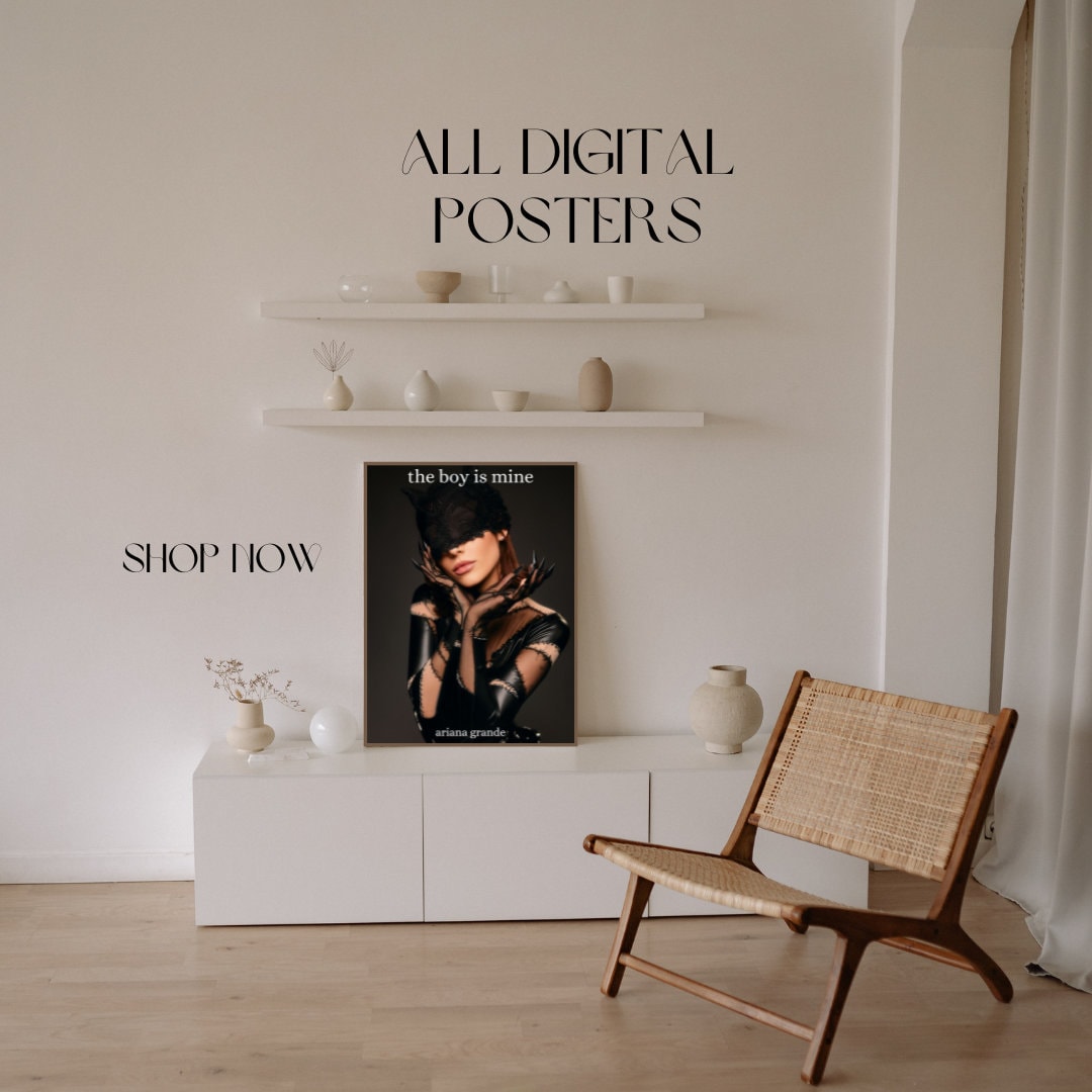 The Boy is Mine Ariana Grande Digital Poster, Eternal Sunshine Poster ...