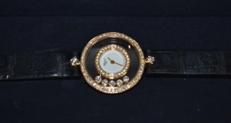 Chopard Happy Diamond Ladies Strap Watch - Etsy