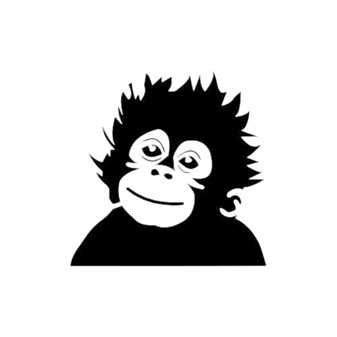 Monkey SVG PNG - Etsy