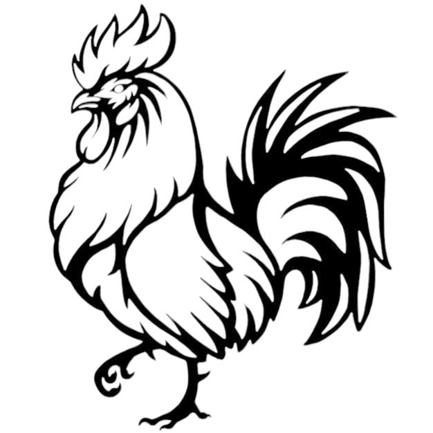 Cockerel SVG PNG - Etsy