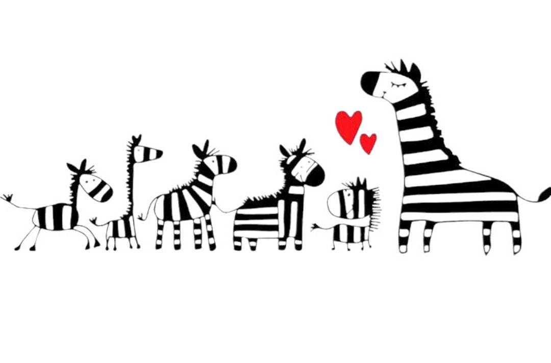 Zebra SVG PNG - Etsy