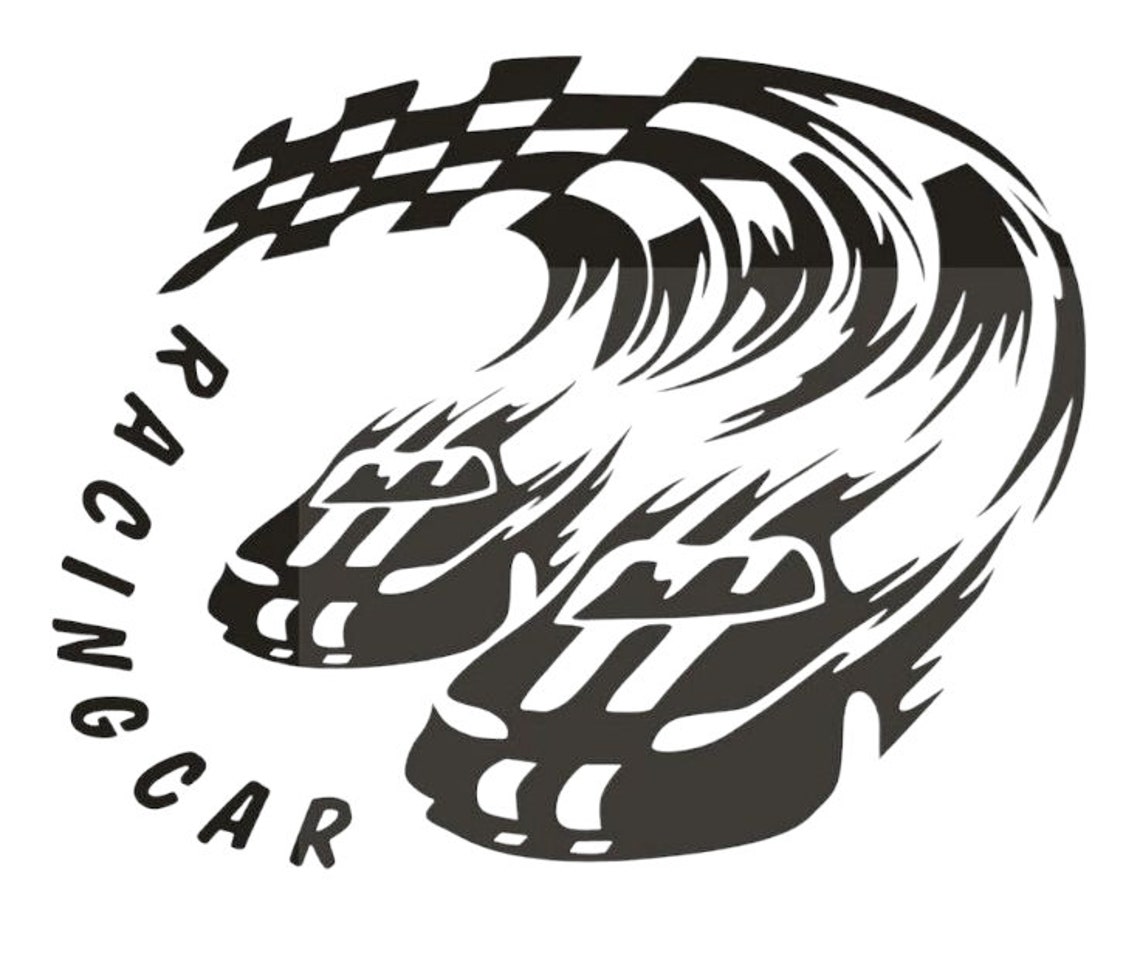 Racing Car SVG PNG - Etsy