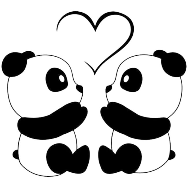 PANDA SVG PNG - Etsy