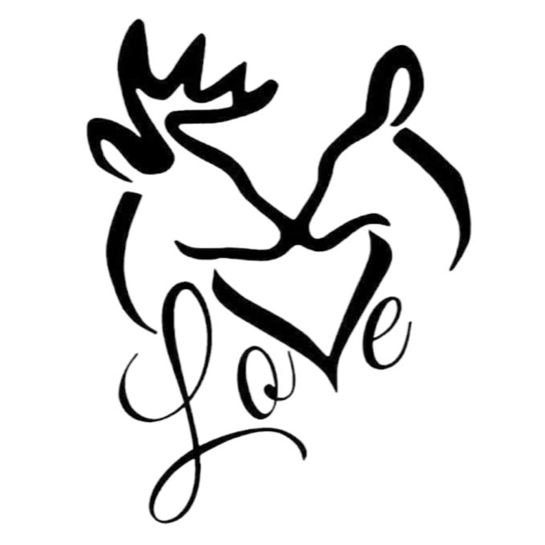 Deer Vs Gazelle SVG PNG - Etsy