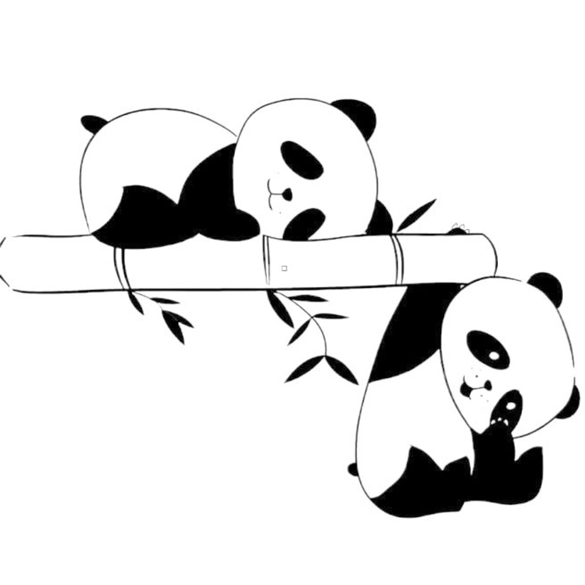 PANDA SVG PNG - Etsy