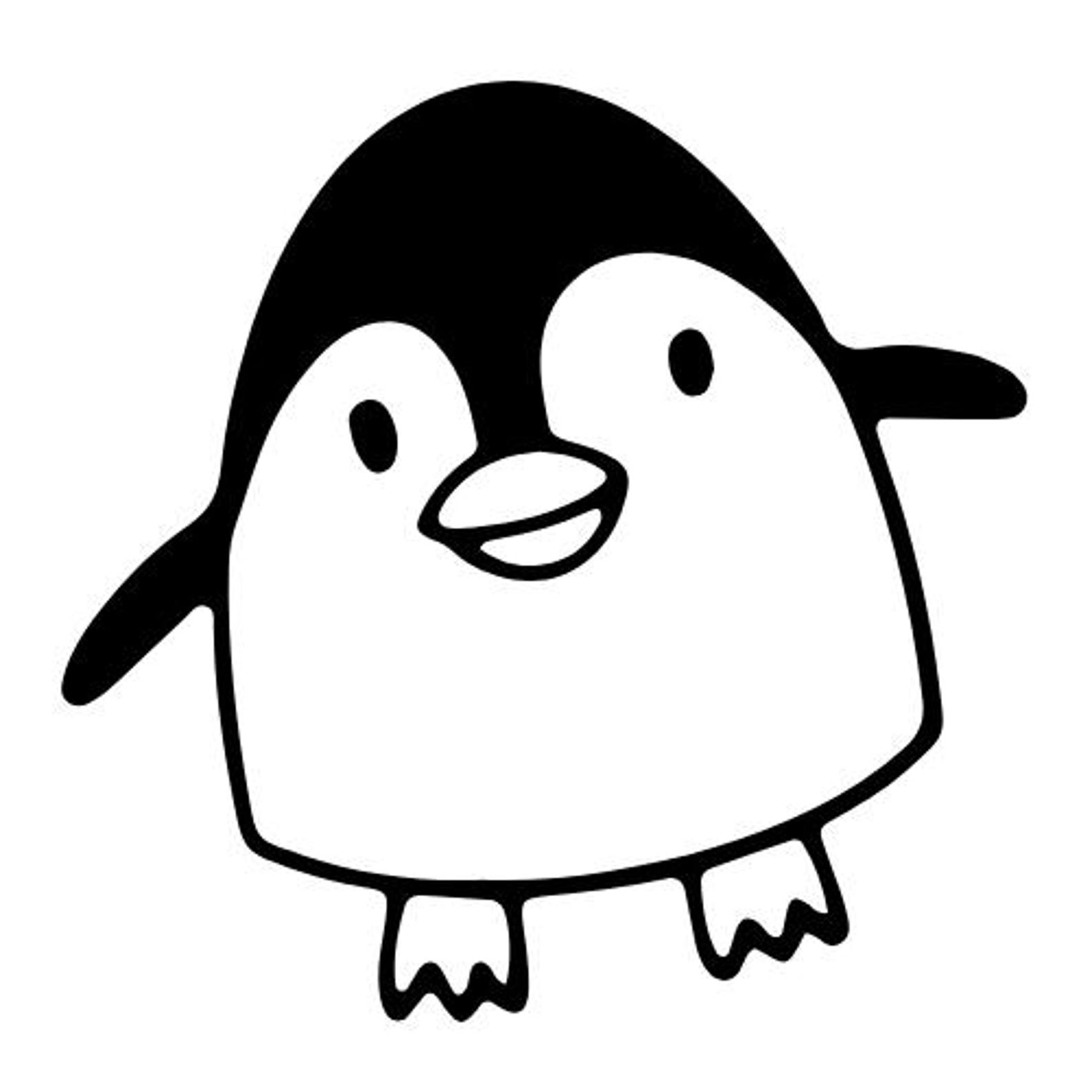 Penguin SVG PNG - Etsy