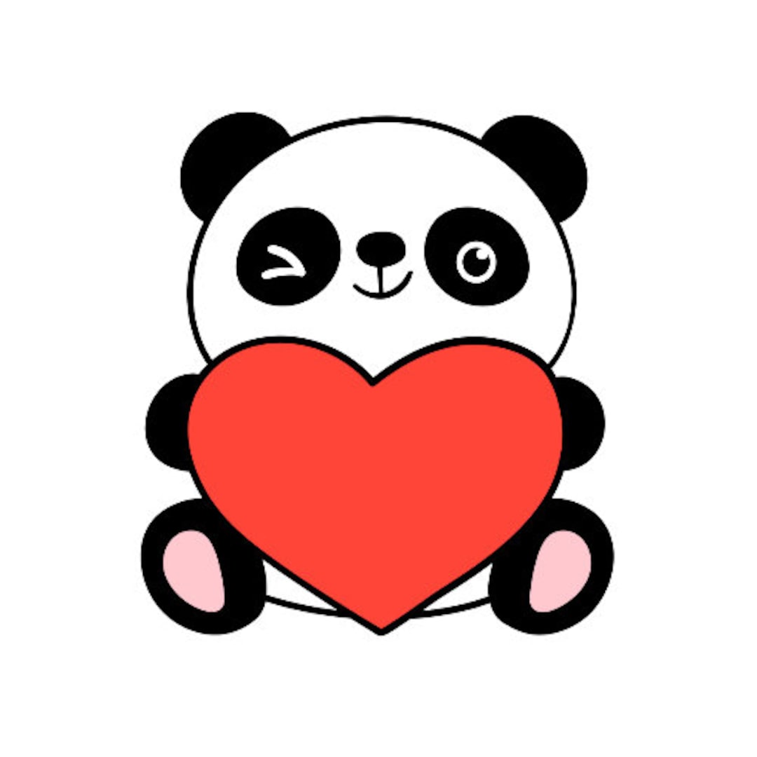 PANDA SVG PNG - Etsy