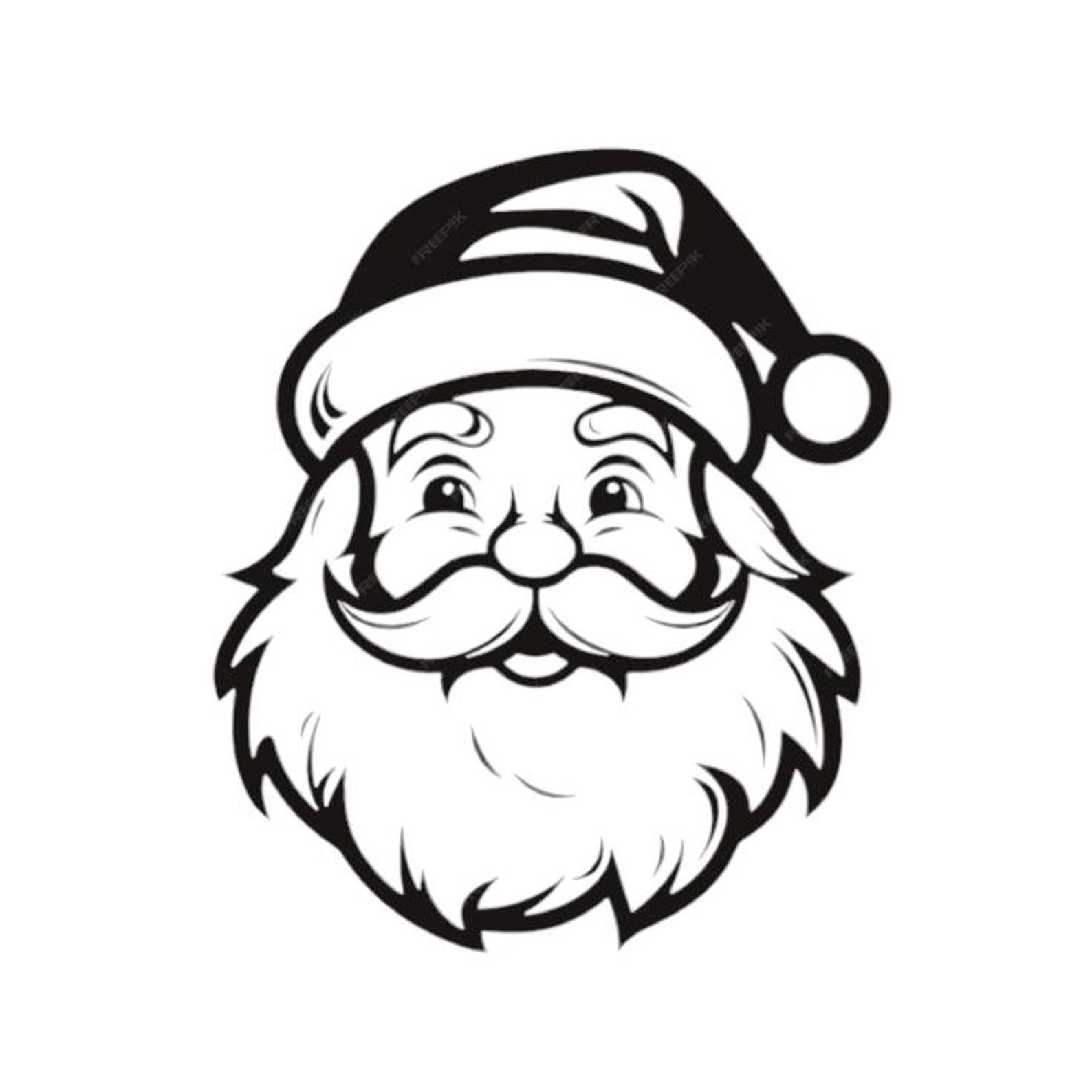 Santa SVG PNG - Etsy