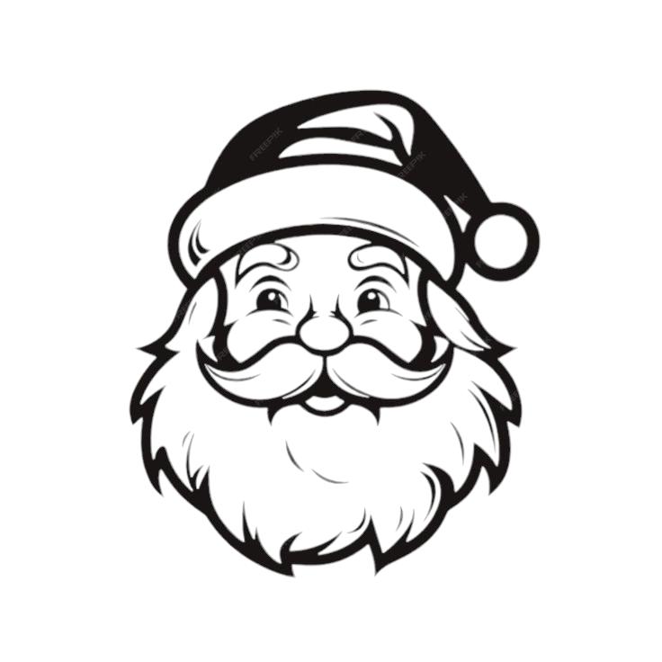 Santa SVG PNG - Etsy