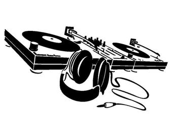 Dj Music Bundle Svg Png Jpeg Eps Dxf Bundle Silhouette Clipart Cricut ...