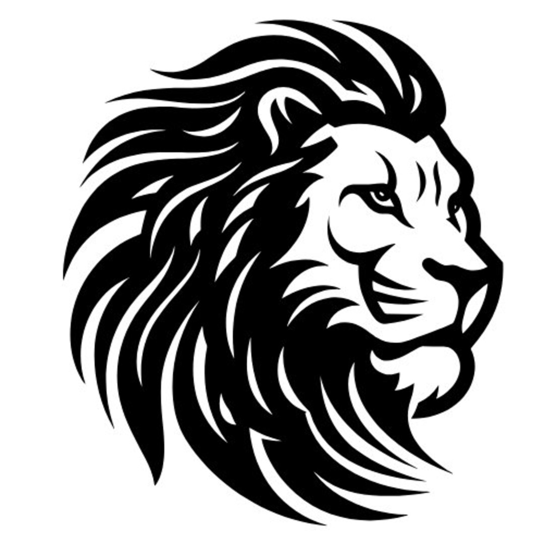 LION HEAD Svg and Png - Etsy