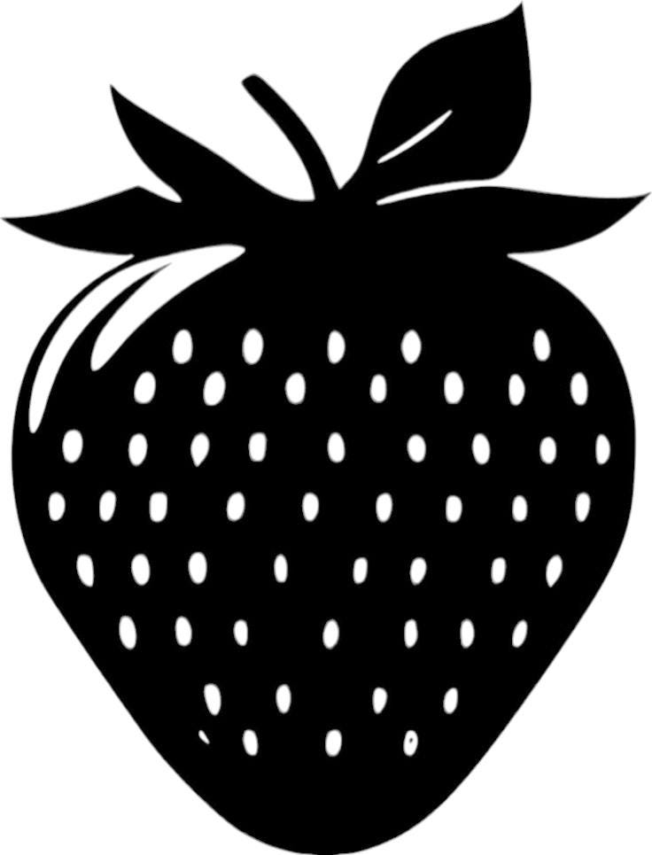 Strawberry SVG PNG - Etsy