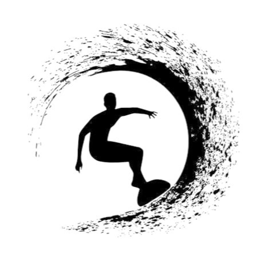 Surfing SVG PNG - Etsy