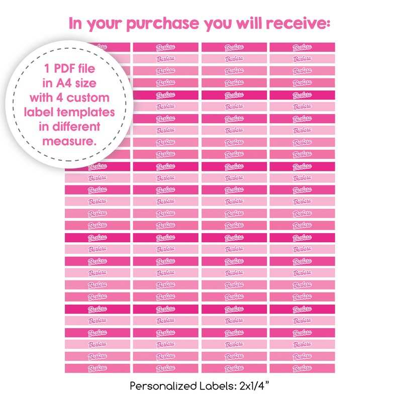 Printable and Personalized Labels-school Labels or Candy Bar - Etsy