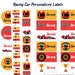 Printable and Personalized Labels-school Labels or Candy Bar - Etsy