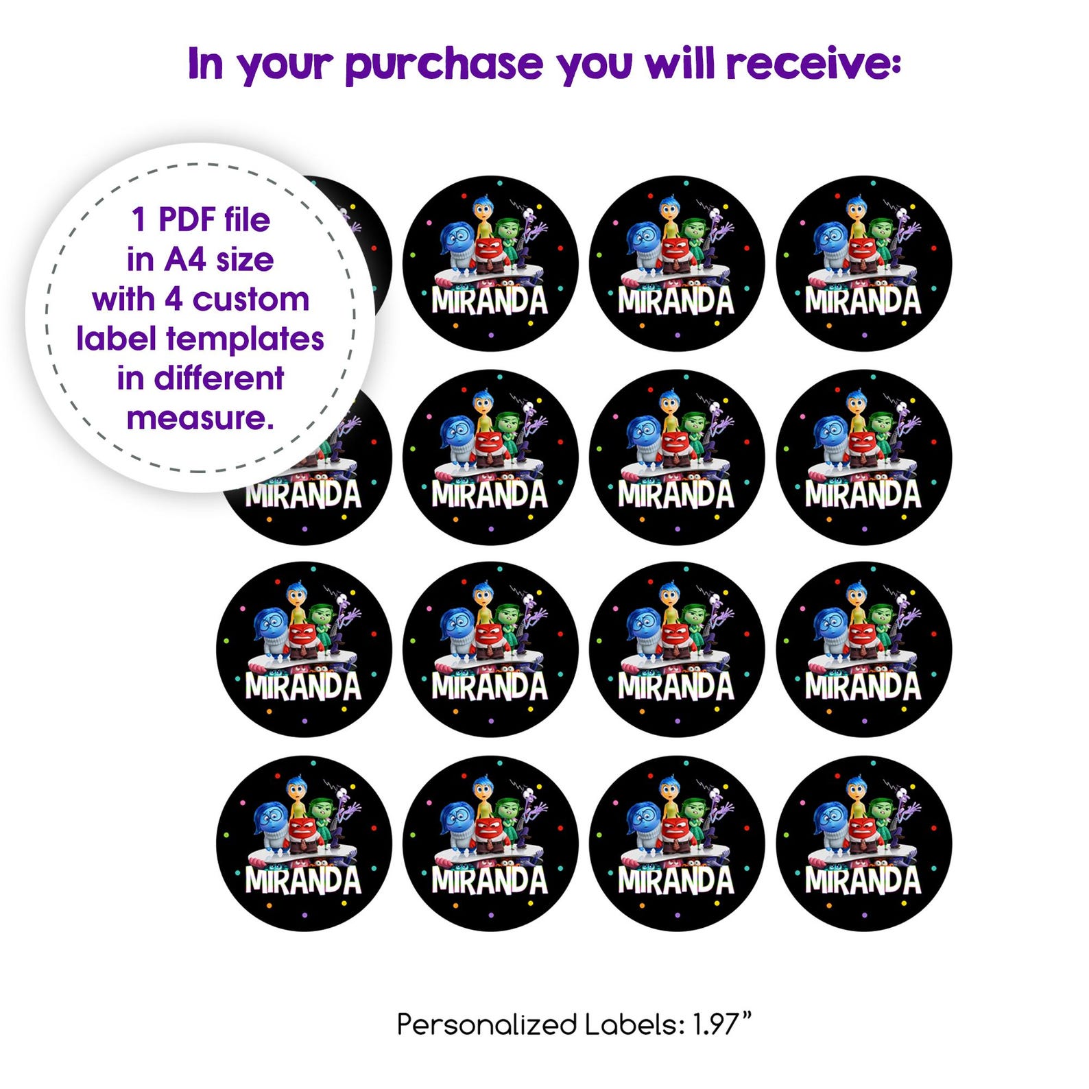 Printable and Personalized Labels-school Labels or Candy Bar - Etsy