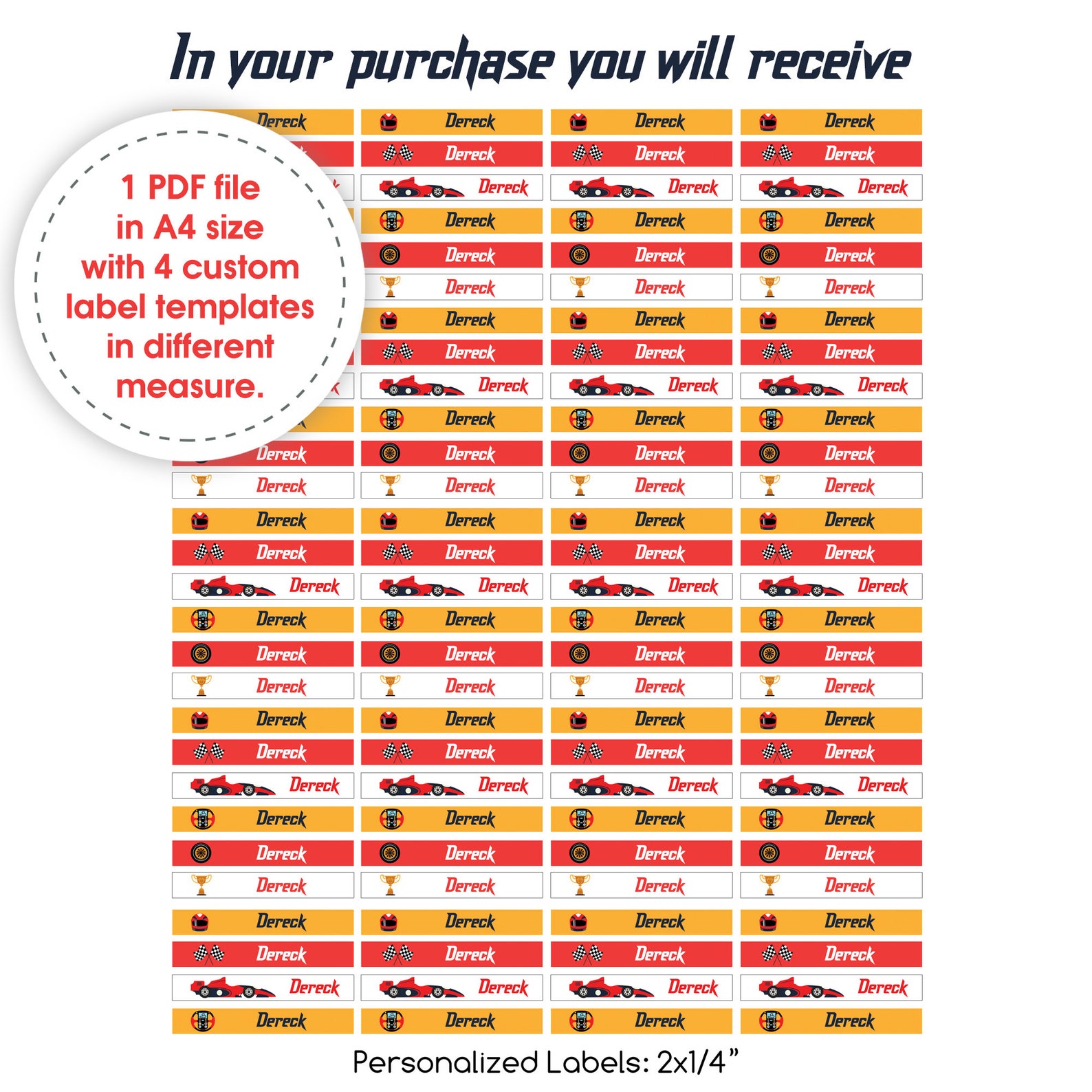 Printable and Personalized Labels-school Labels or Candy Bar - Etsy