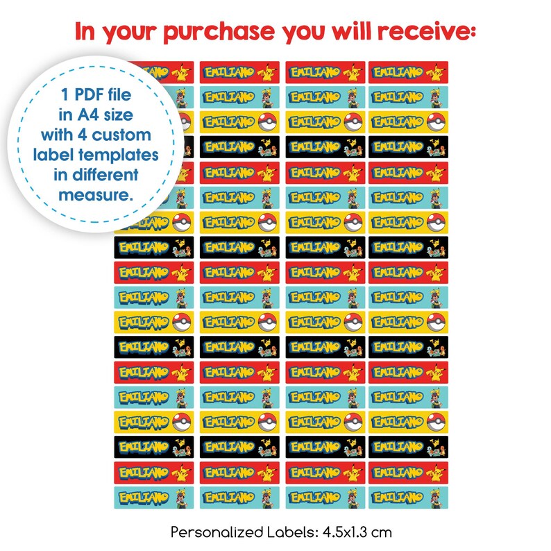 Printable and personalized labels-School labels or Candy bar - Etsy México