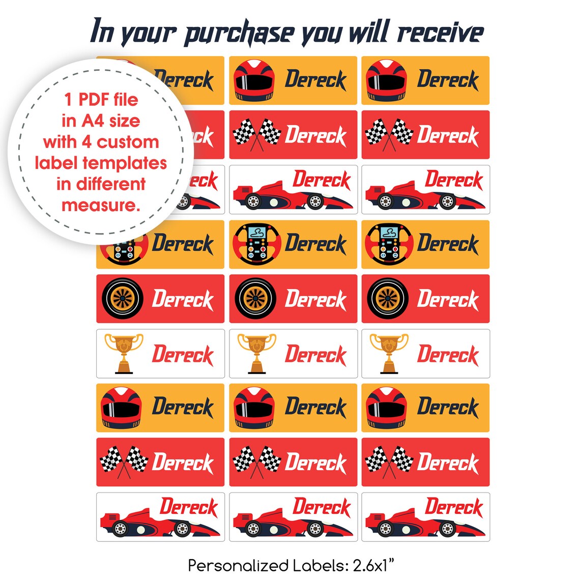 Printable and Personalized Labels-school Labels or Candy Bar - Etsy