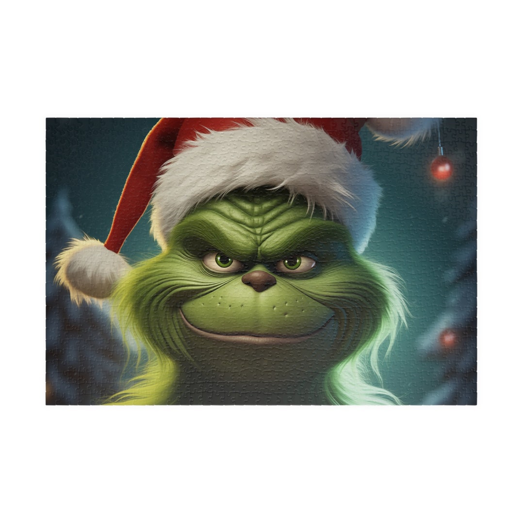 Ultra-realistic Christmas Grinch Puzzle 110, 252, 520, 1014-piece - Etsy