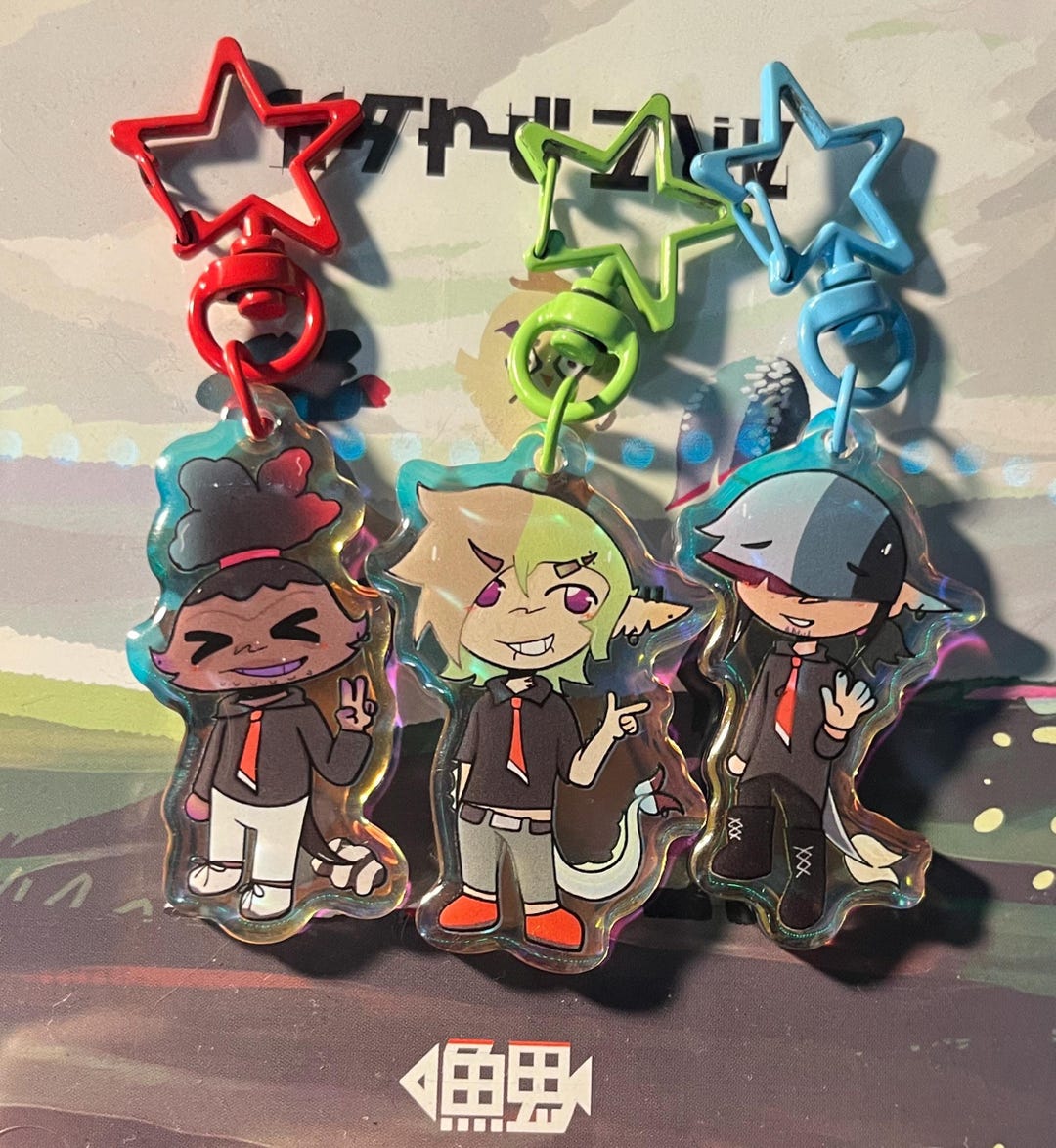 Hightide Era Splatoon Splatband Keychains - Etsy