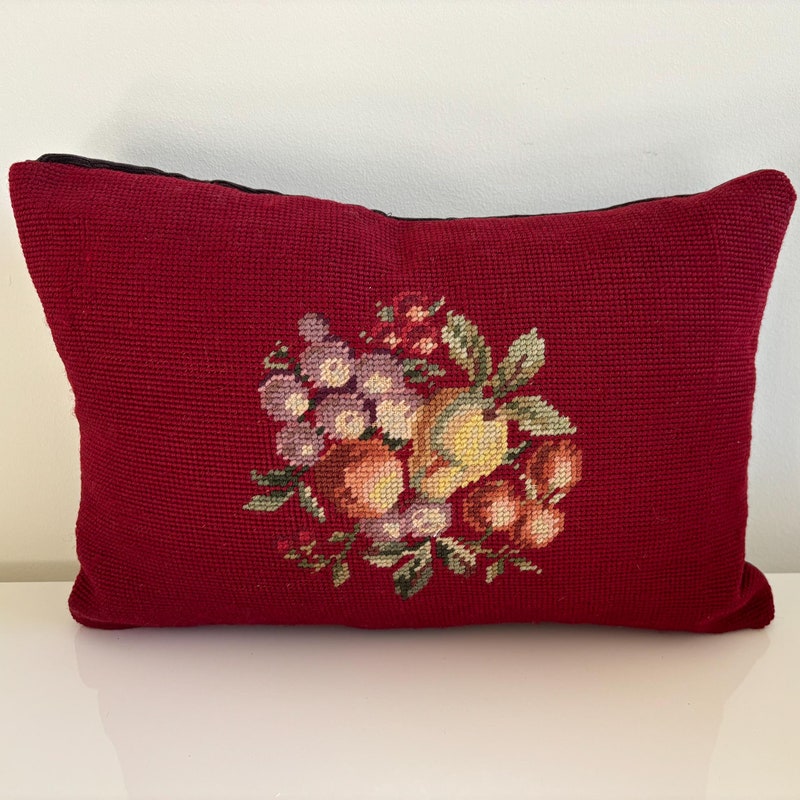 Needlepoint Pillow - Etsy