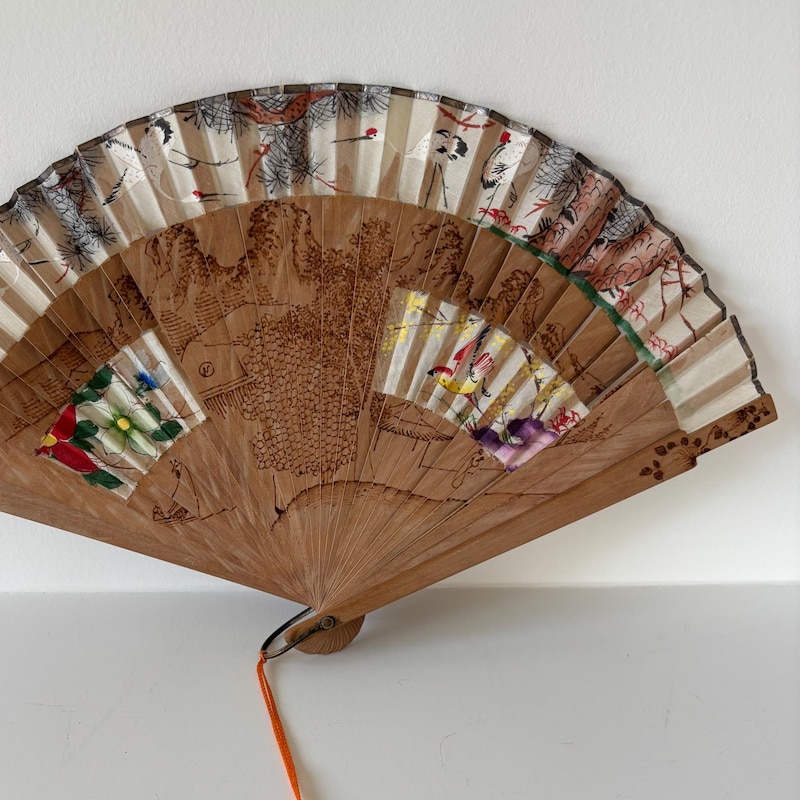 Vintage Hand Fan - Etsy