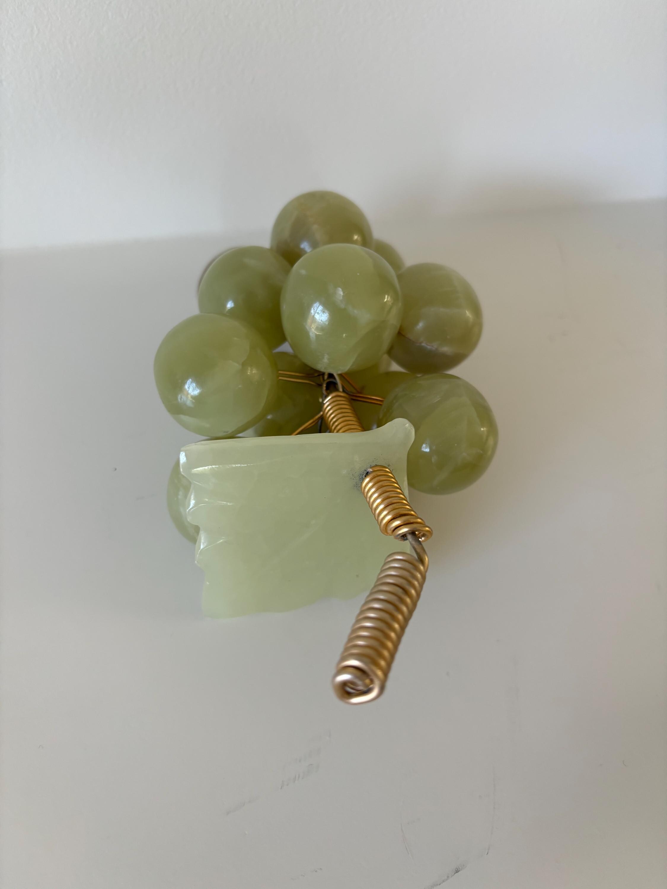 1970s Vintage Large Green Stone Grape Clusters - Etsy