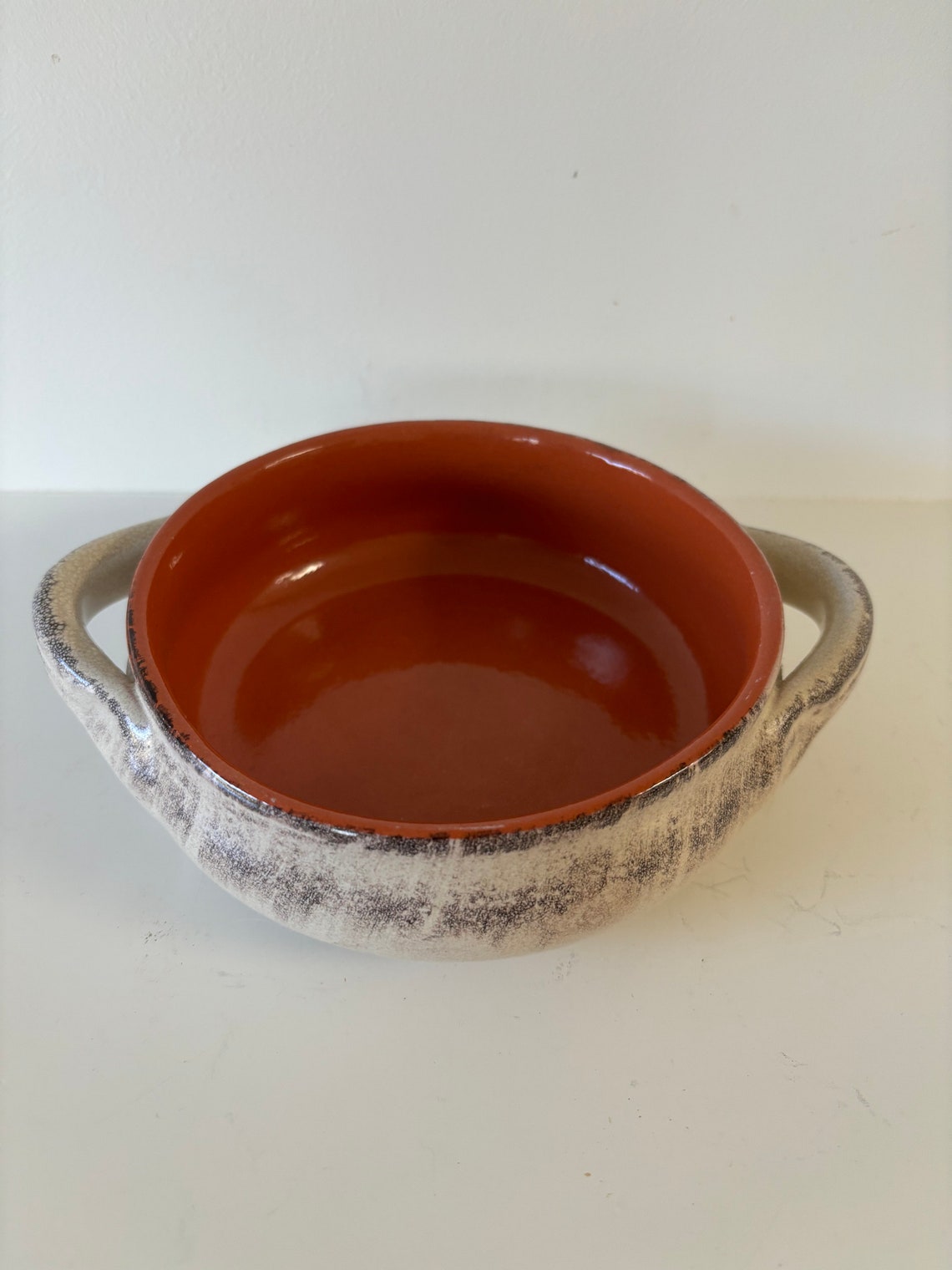 De Silva Italian 7-1/2" Terracotta Handled Soup Bowl From the 1970's - Etsy