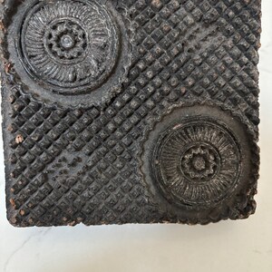 Vintage Wood Textile Printing Block Geometric Design - Etsy