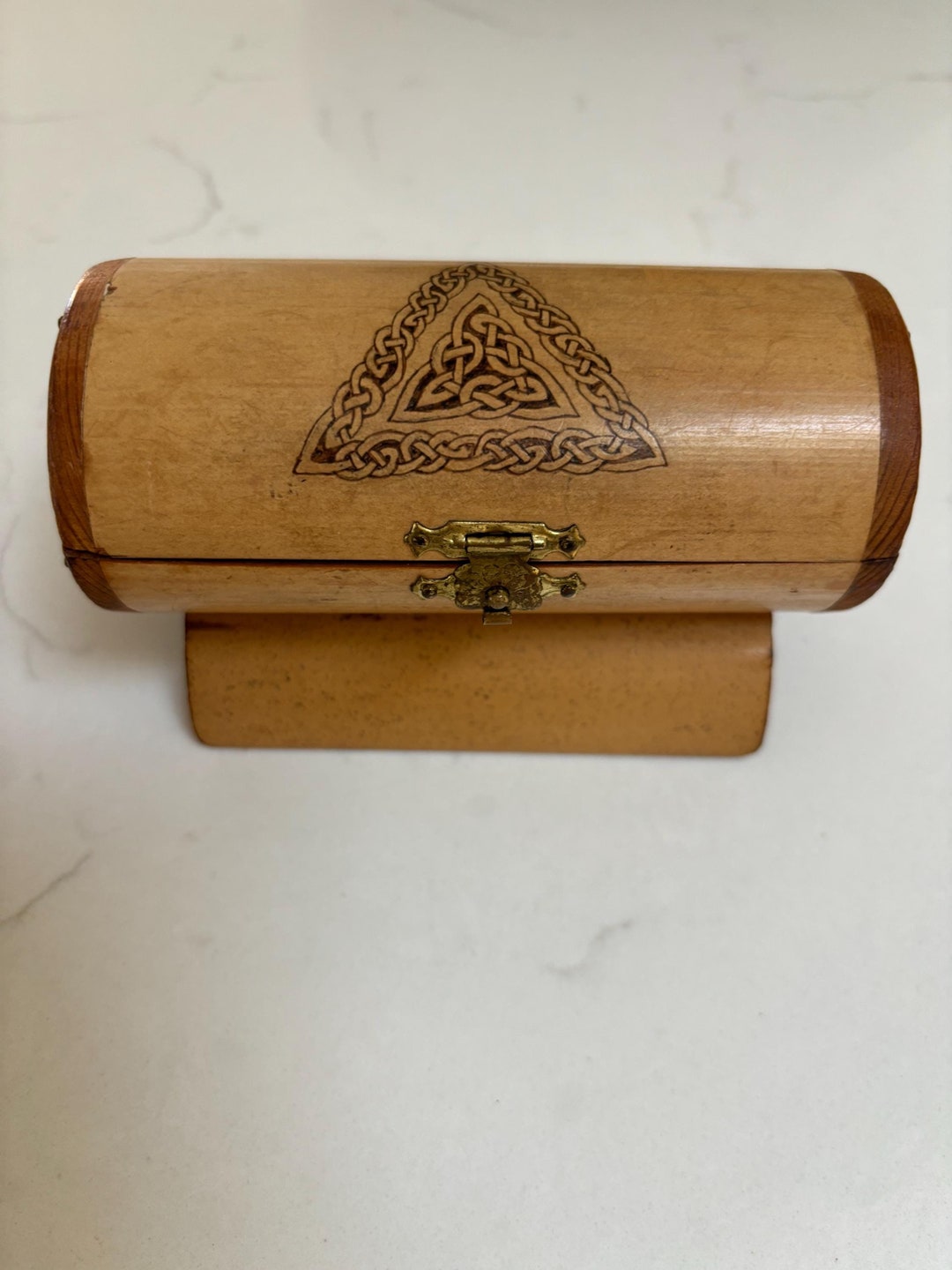 Handmade Vintage Box Made From Bamboo Stalk - Celtic Knot - Etsy
