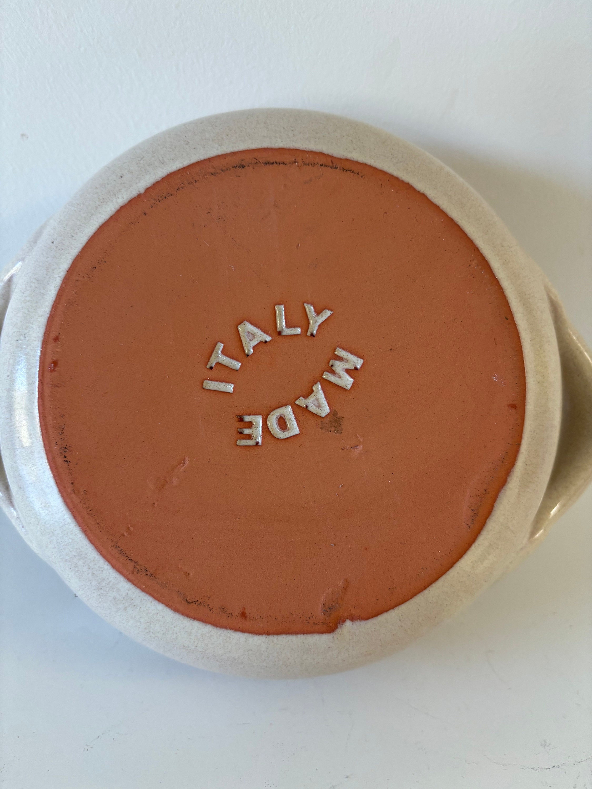 De Silva Italian 7-1/2" Terracotta Handled Soup Bowl From the 1970's - Etsy