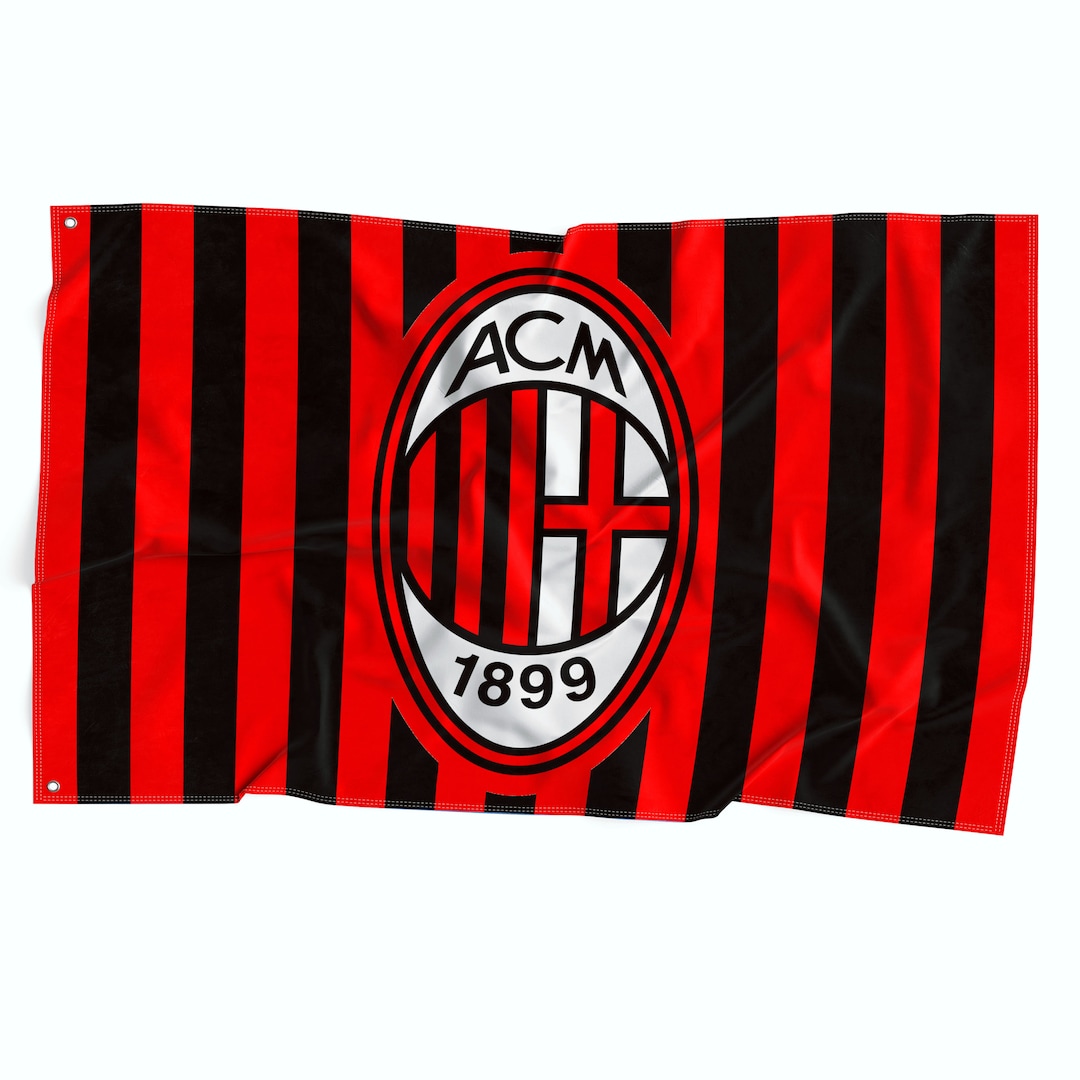 AC Milan Flag Italy Soccer 3x5 Ft - Etsy