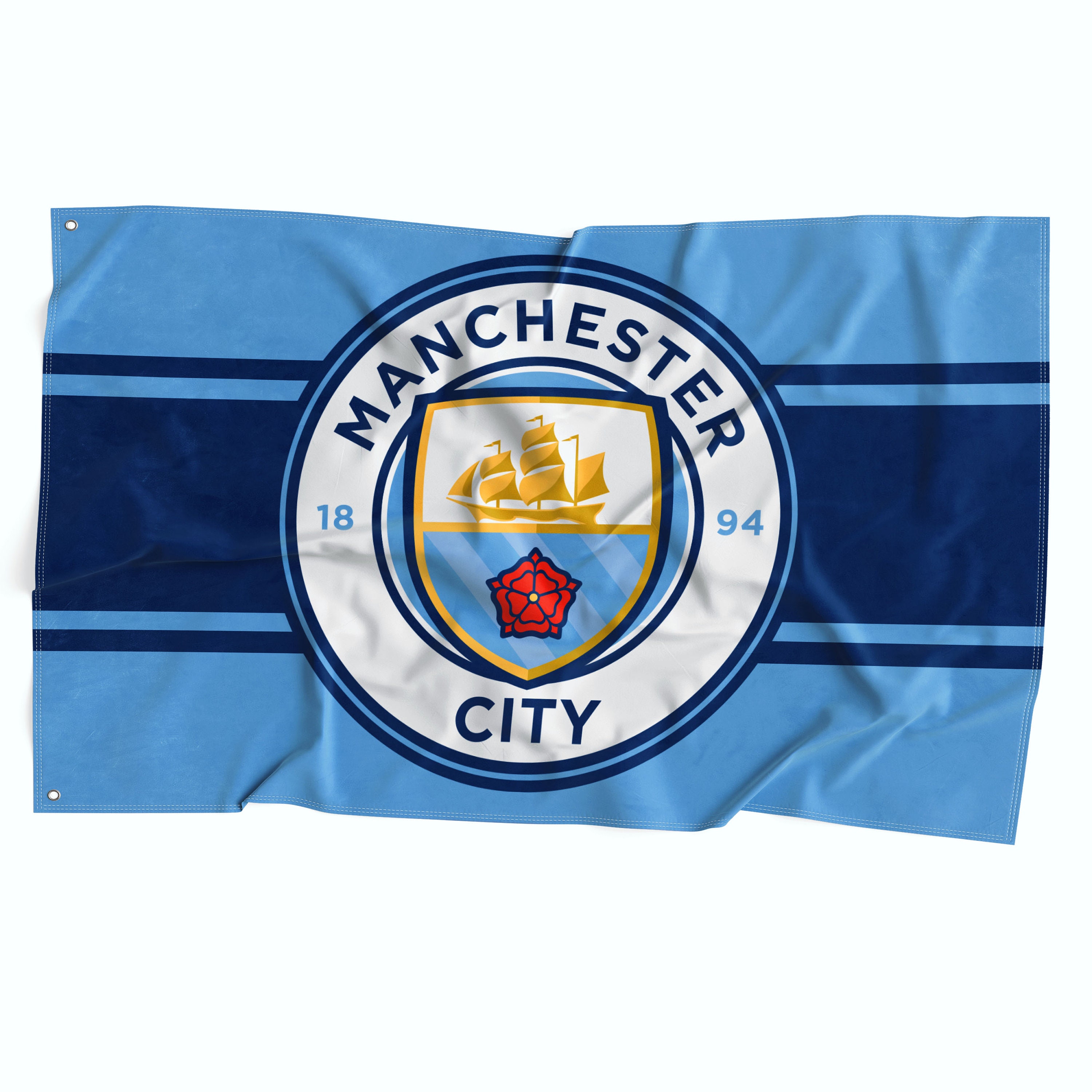 Manchester City Flag 3x5 England Premier Football Soccer New Horizontal ...