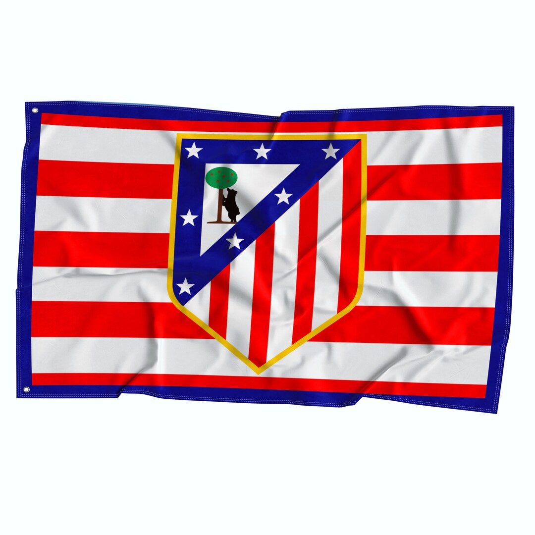 Atletico Madrid Flag 3x5 Colchoneros Spain Futbol Soccer Bandera ...