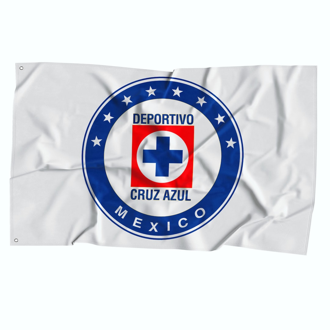 Cruz Azul White Flag 3x5 Ft Mexico Soccer Bandera Blanca - Etsy