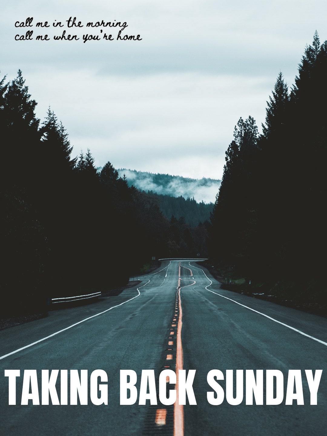 Taking Back Sunday Poster - Etsy