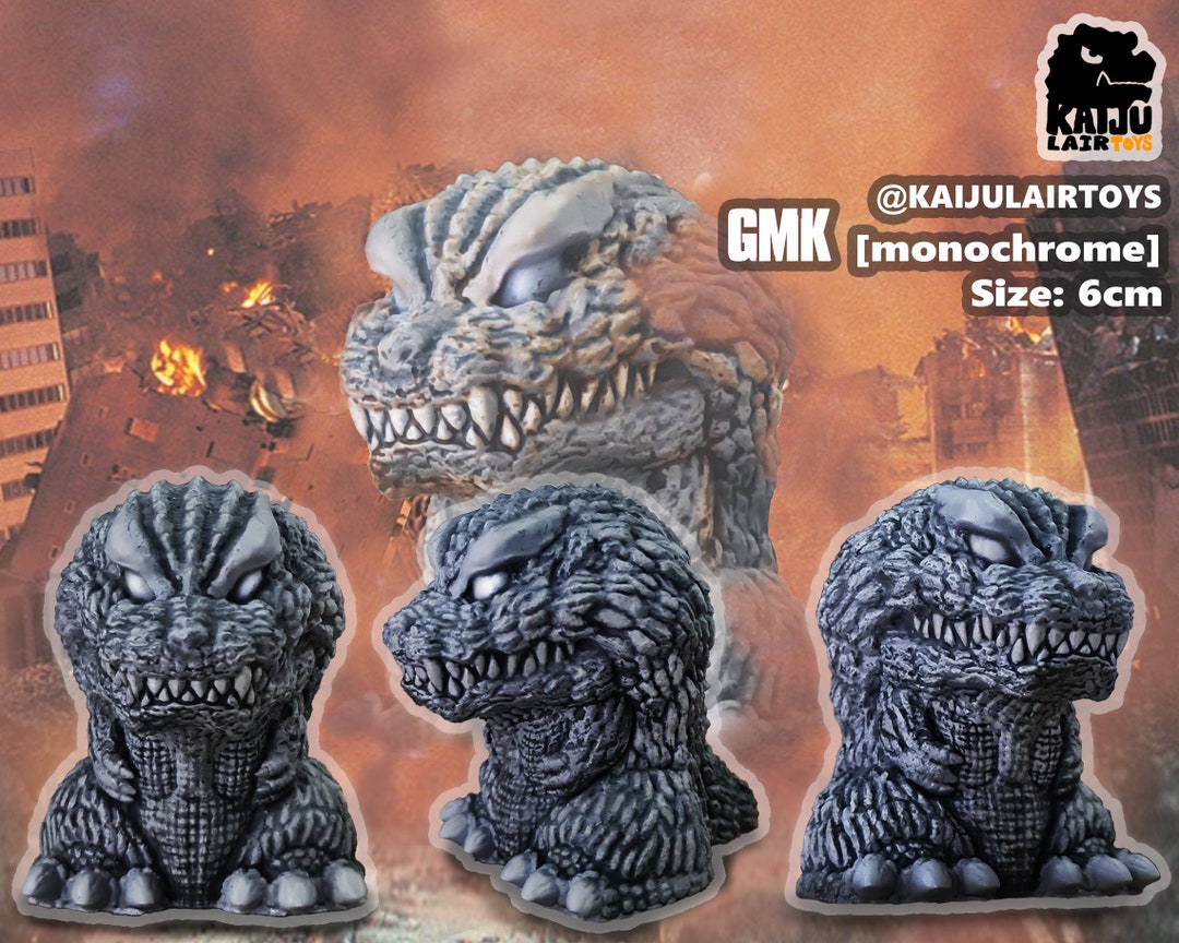 Deformed Godzilla GMK Godzilla Mothra King Ghidorah 2001 Figure Fan Art ...