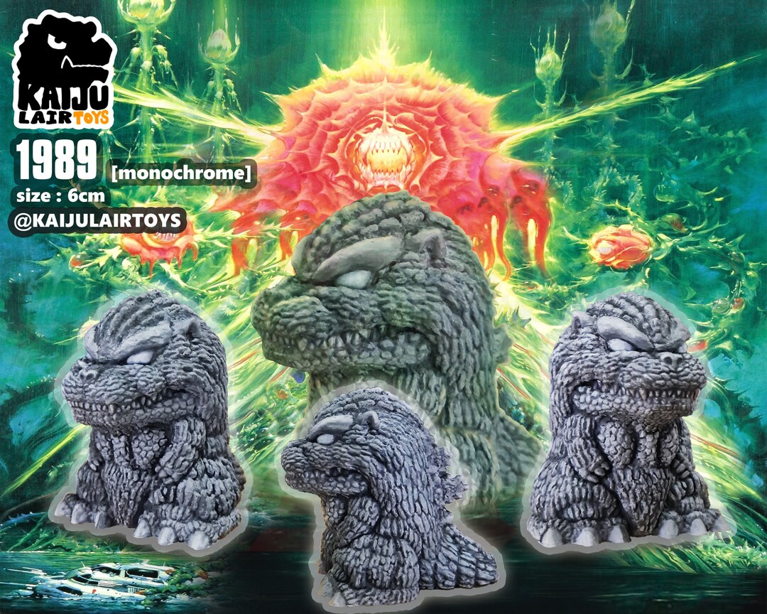 Deformed Godzilla Vs Biollante 1989 Figure Fan Art High Quality Mini ...