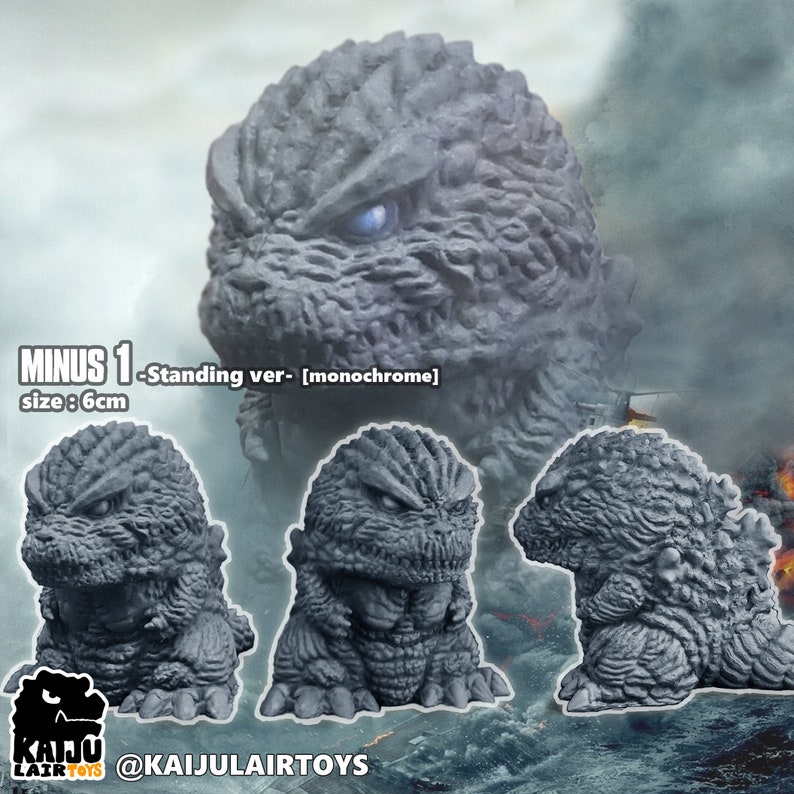 Deformed Godzilla GMK Godzilla Mothra King Ghidorah 2001 Figure Fan Art ...