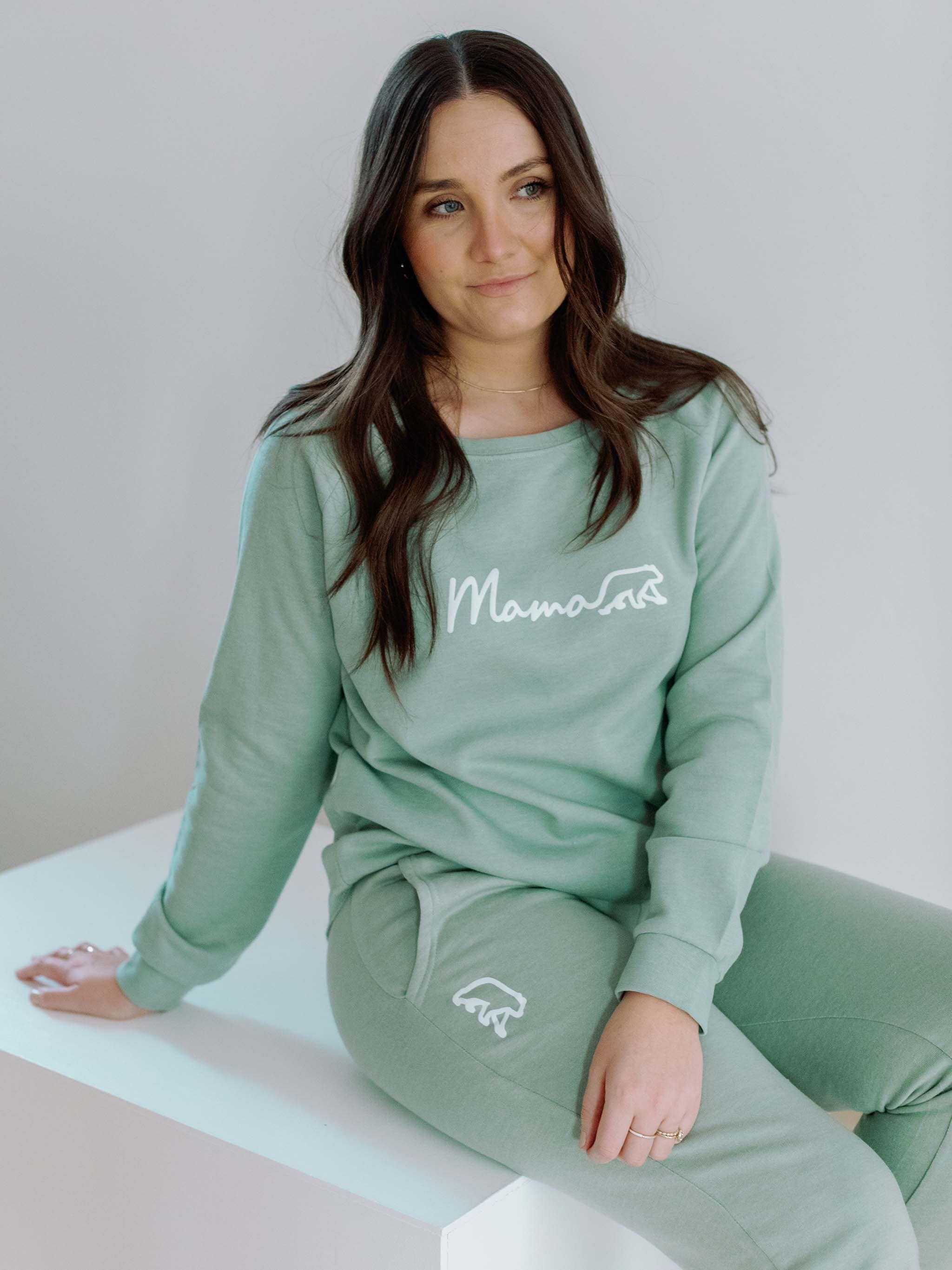 Mom Pajamas Comfy Loungewear Set for Mom Matching Pajama Set Mama Bear ...