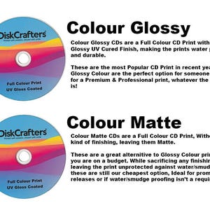 Custom CD Printing Album Mixtape Personalised Professional Printing ...