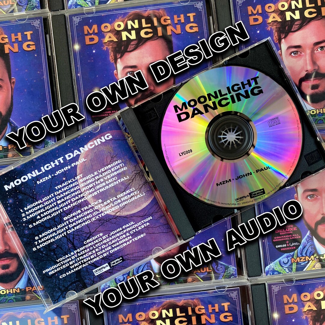 Custom CD Jewel Case Personalized Mixtape Playlist CD Printing Burning ...